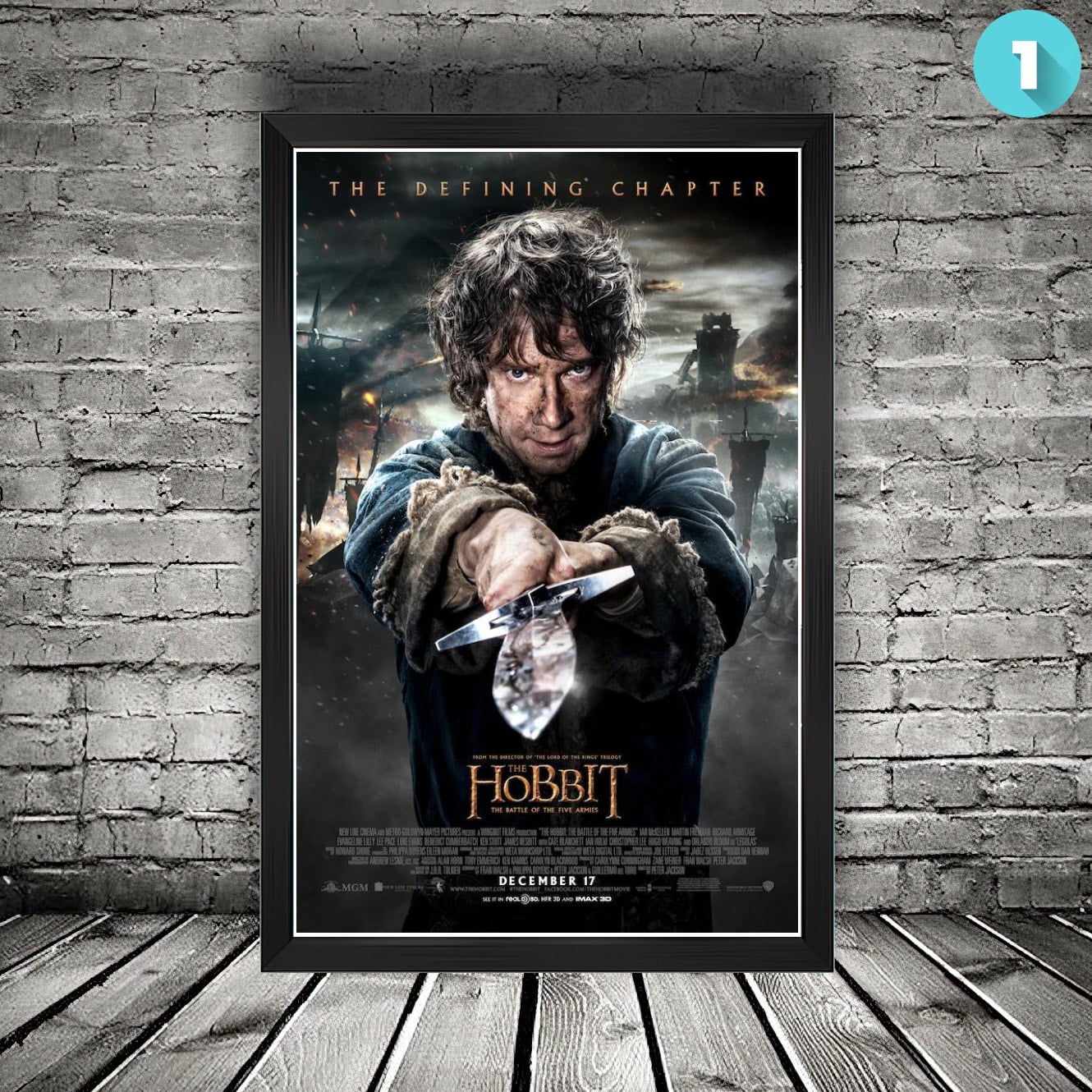 The Hobbit Battle Of Five Armies Movie Poster
