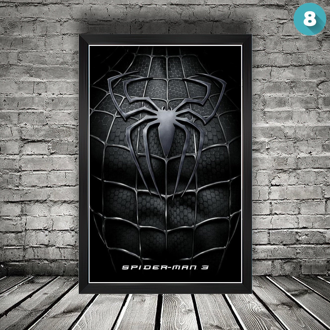 Spiderman 3 Black Suit Poster