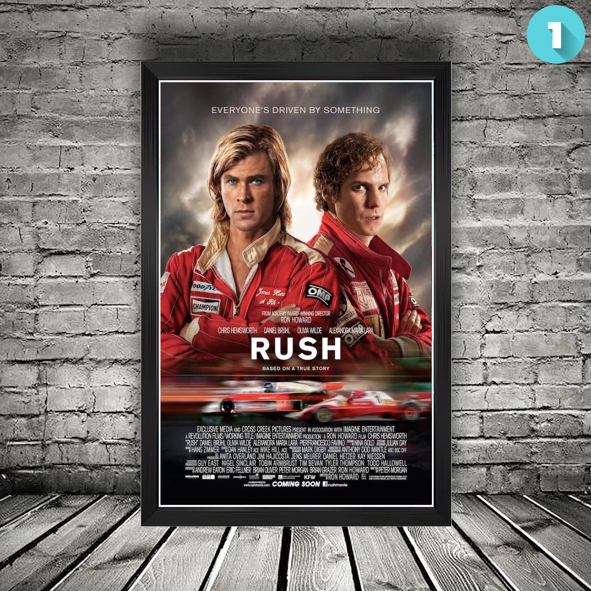 Rush Poster Ron Howard